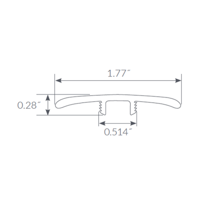 Mannington Adura Flex Baltic Stone T-Molding / Mannington Adura Flex ...